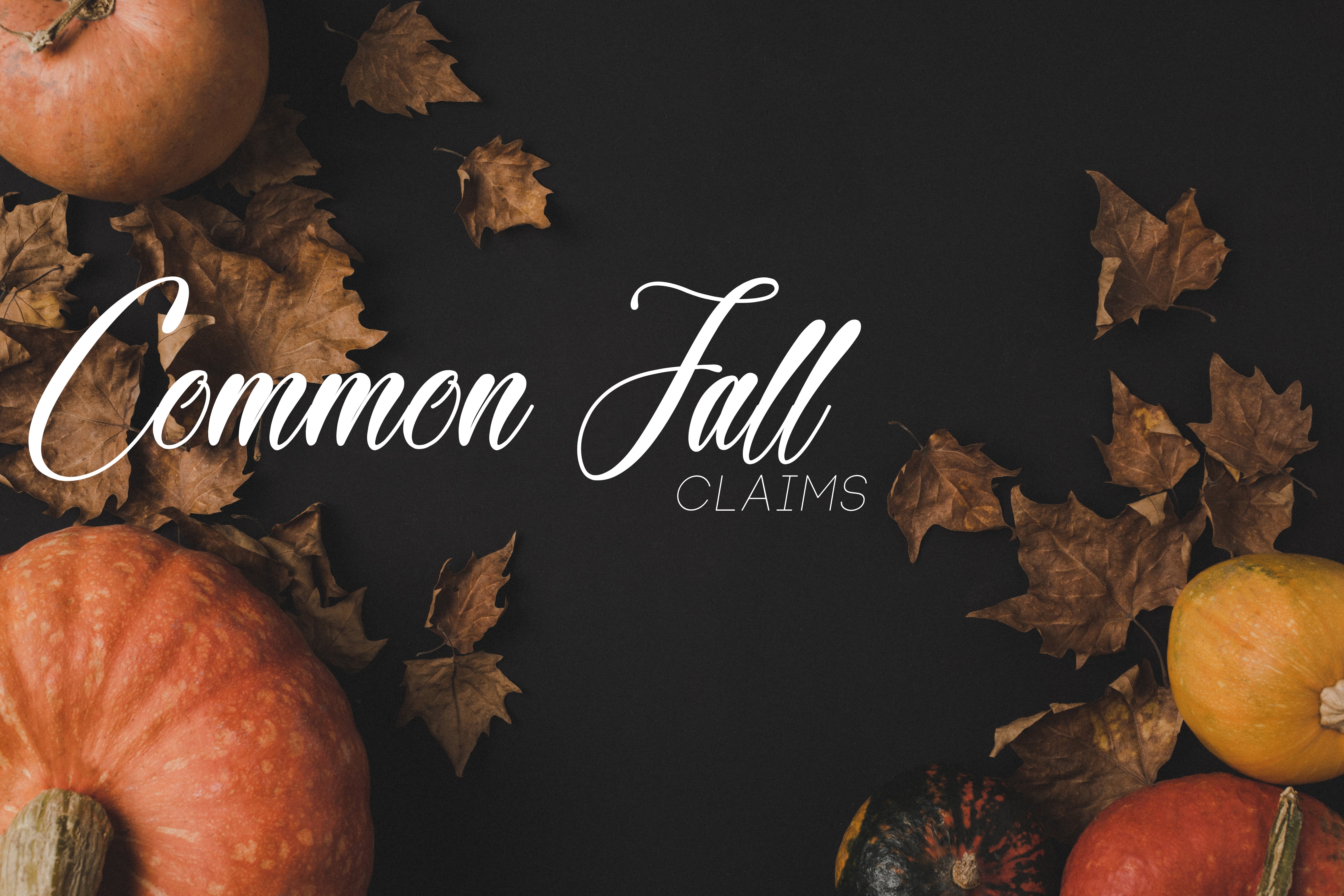 Common Fall Claims – Insurance Centers of America, Inc.