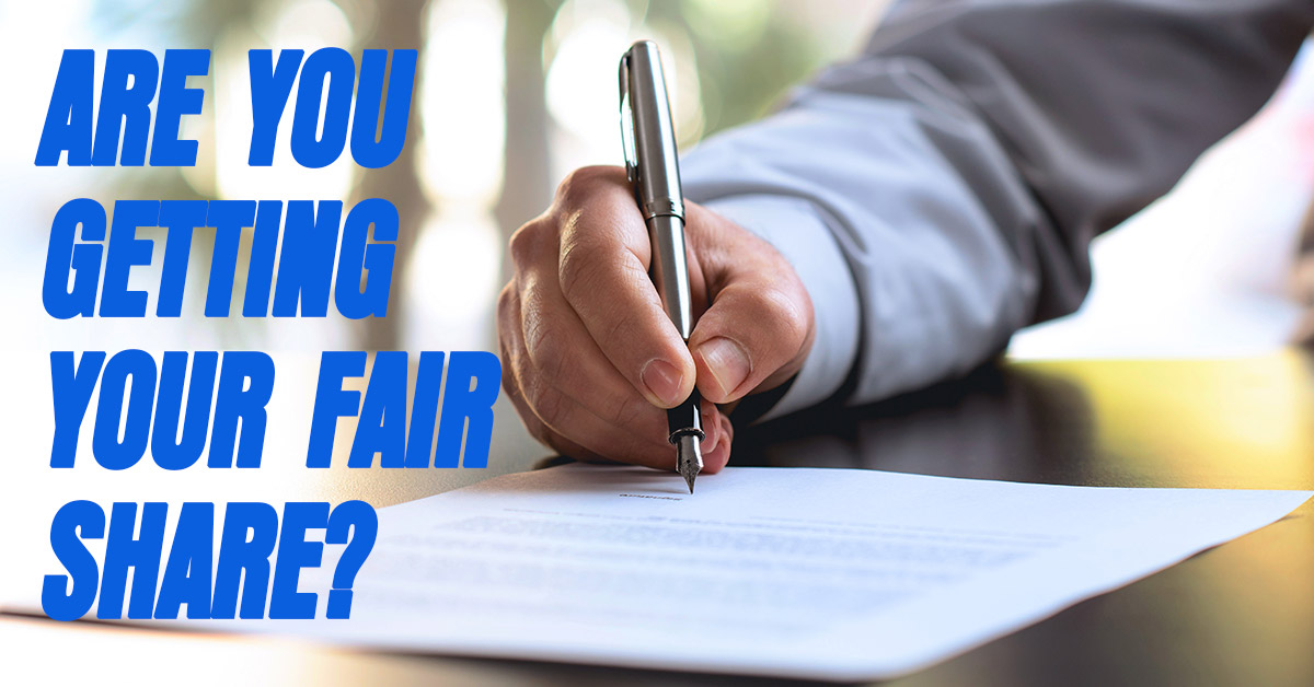 Are You Getting Your Fair Share? – Insurance Centers of America, Inc.